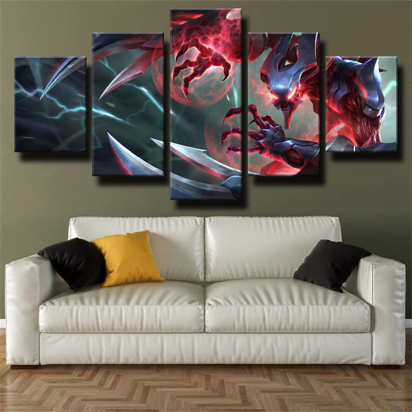 Nocturne the Eternal Nightmare League of Legends Gaming 5 Piece Canvas ...