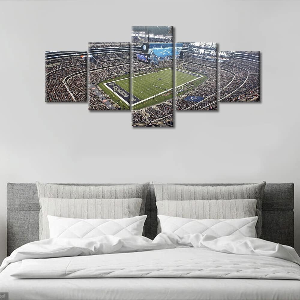 Dallas Cowboys Texas Stadium NFL USA Football Sports Team 5 Piece Canv ...