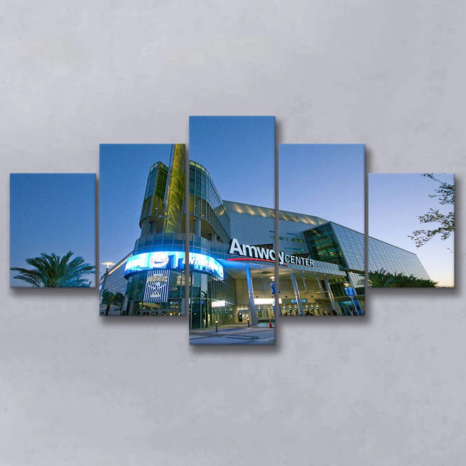 Amway Center Orlando Magic Stadium NBA Basketball 5 Piece Canvas Wall ...