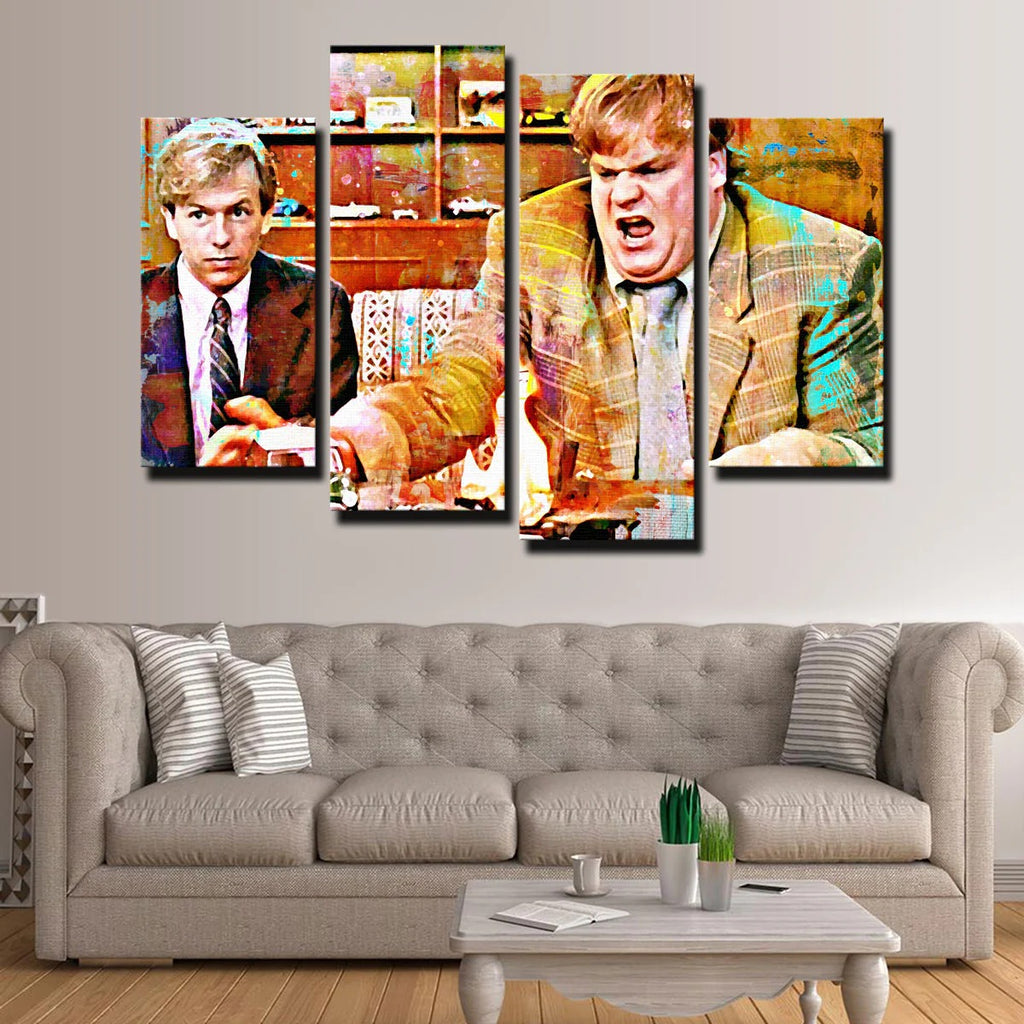 Tommy Boy Callahan Auto Sales Pitch 4 Piece Canvas Wall Art Painting W ...