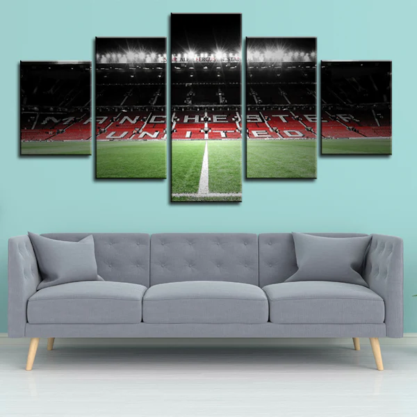Manchester United Night Old Trafford Stadium Sir Alex Ferguson Stand 5 ...