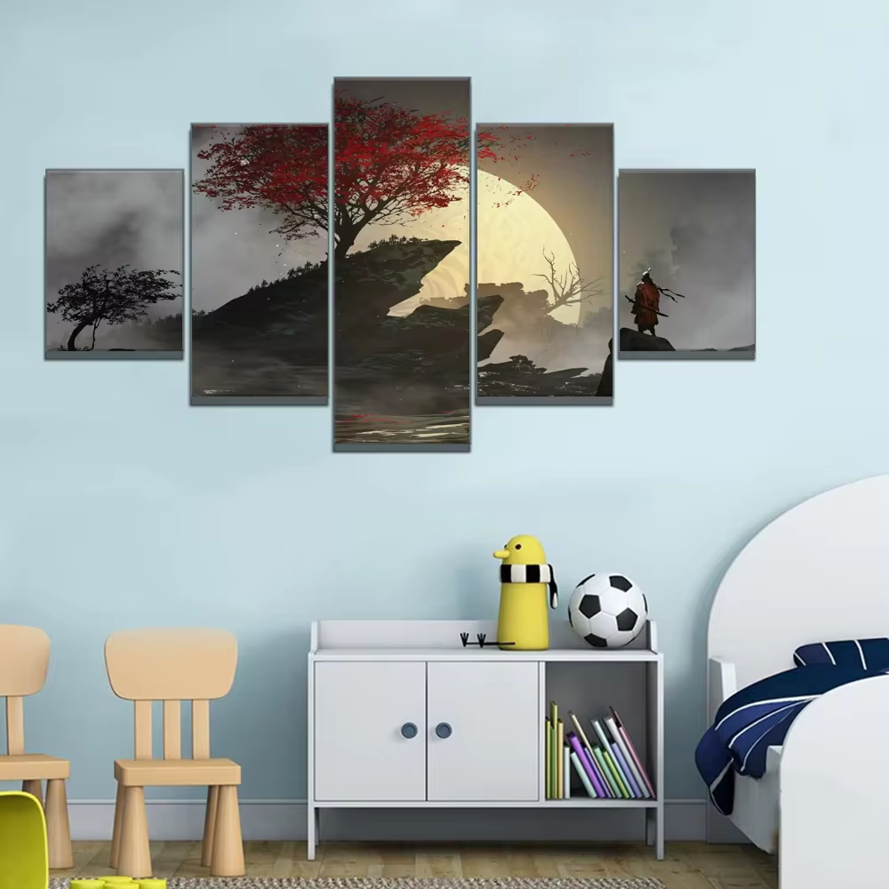 Sekiro Shadows Die Twice Video Game 5 Piece Canvas Wall Art Painting W ...